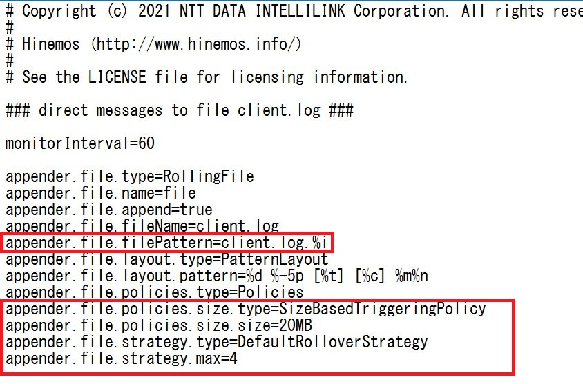 log4j2を編集して、Hinemosのログファイルを日次ローテートしてみる | Hinemos